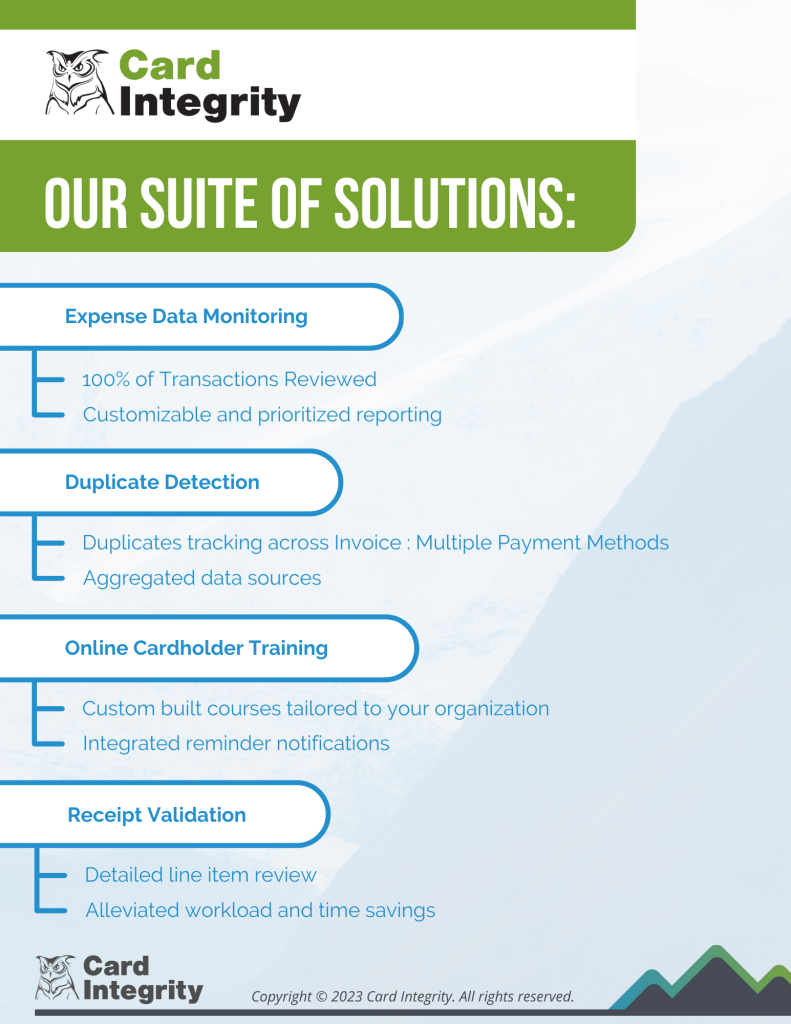 Healthcare - Card Integrity